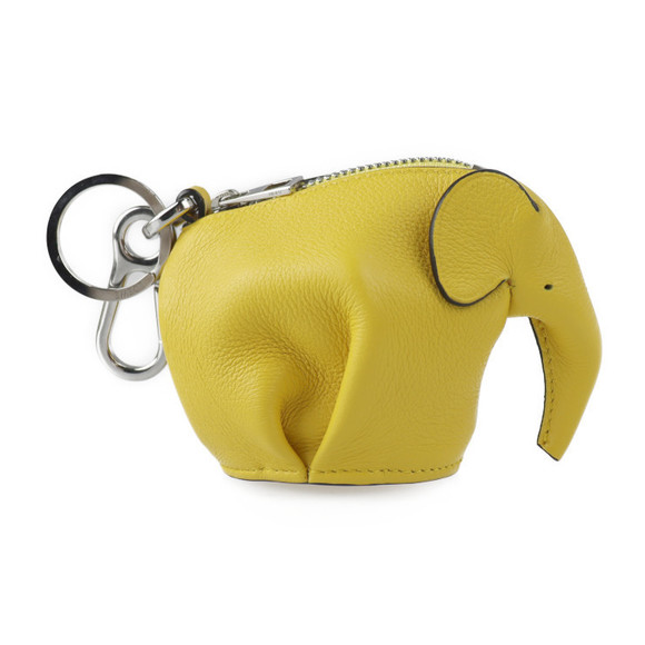 Loewe | Bags | Loewe Keychain Purse Leather Yellow Elephant Coin | Poshmark